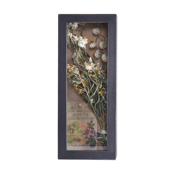 Hokku Designs Shadow Box Frame 5X12.5 Shadow Box Pin Display Case Cabinet Picture Frame With ...